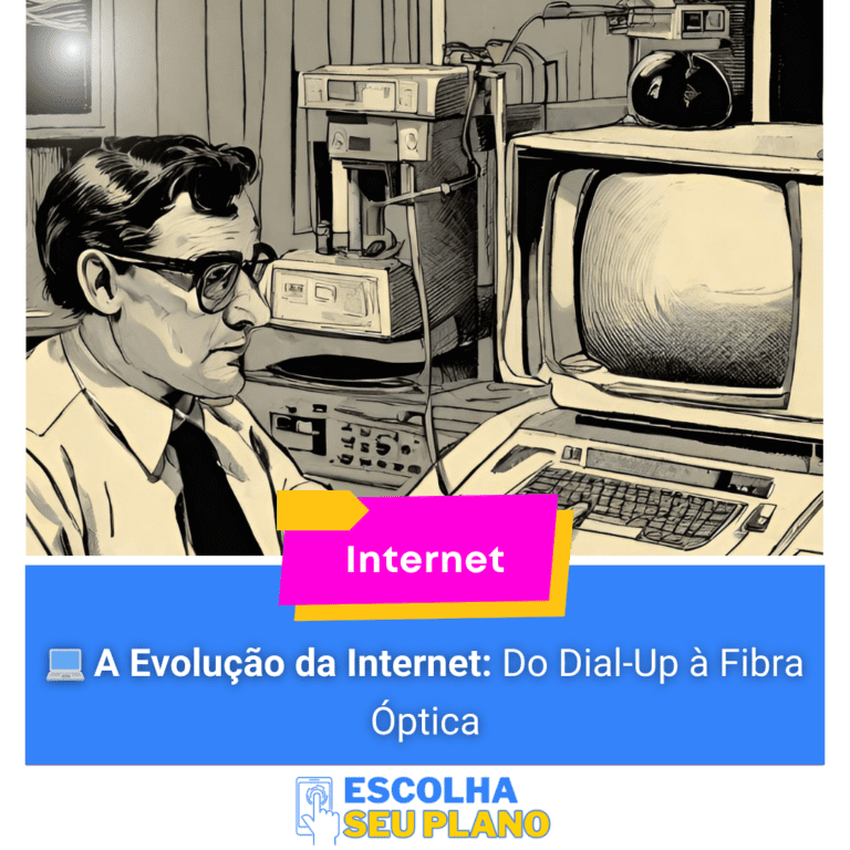 Internet: Do Dial-Up à Fibra Óptica